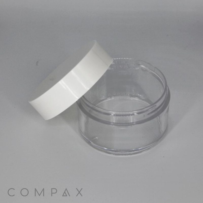 100mL PET Jar with Short Cap – COMPAX Packaging